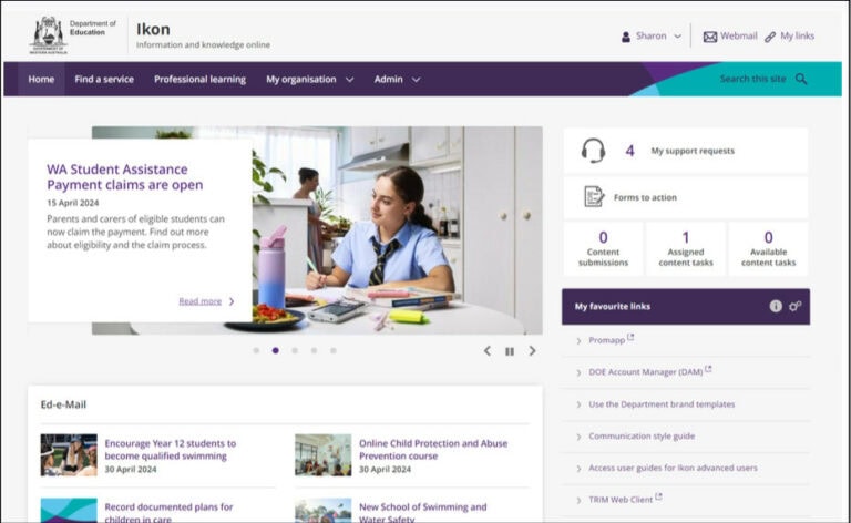 Dept of Education WA: Transforming content through strict governance ...