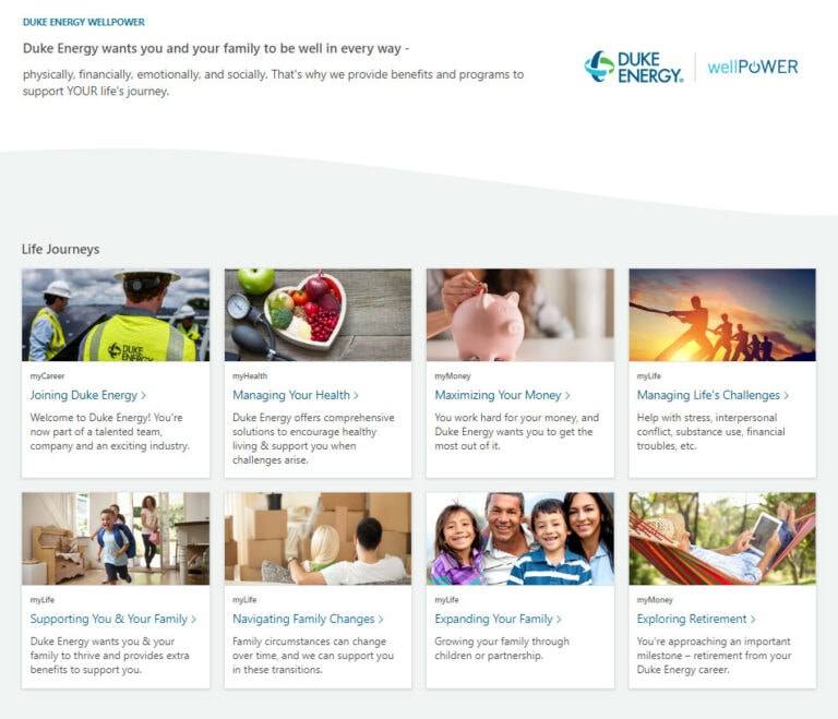 Address user journeys with intranet content